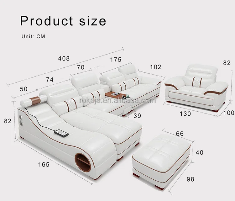 Sectional Music Sofa - Modern Design & Functional Comfort