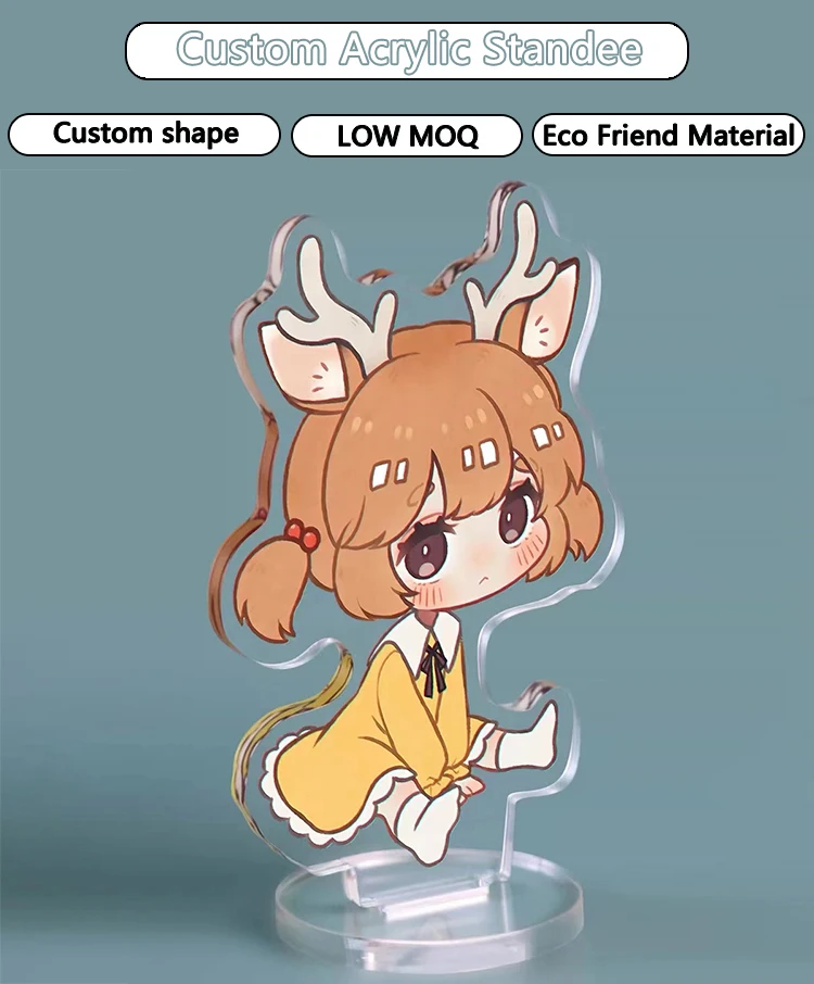 Clear Custom Cute Figure Display - Acrylic Standee Anime