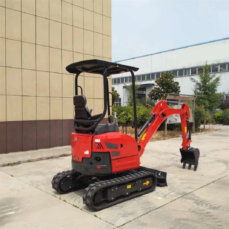 Construction Machinery Mini Excavator Excavator Mini 2 Ton Remote ...