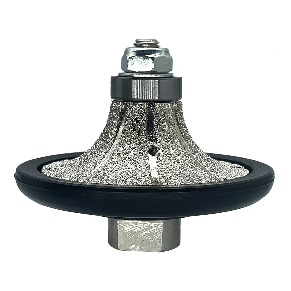 Crawnedeagle Vacuum Brazed Demi Bullnose Diamond Router Bits for ...