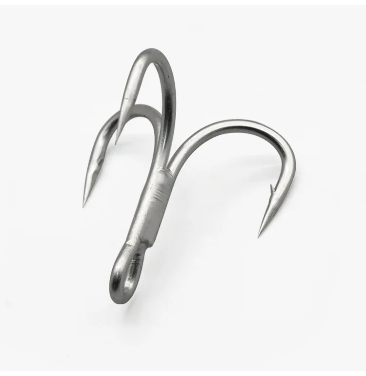 High Quality 4X Stinger Treble Hook Strong Sea Fishing Saltwater Triple ...