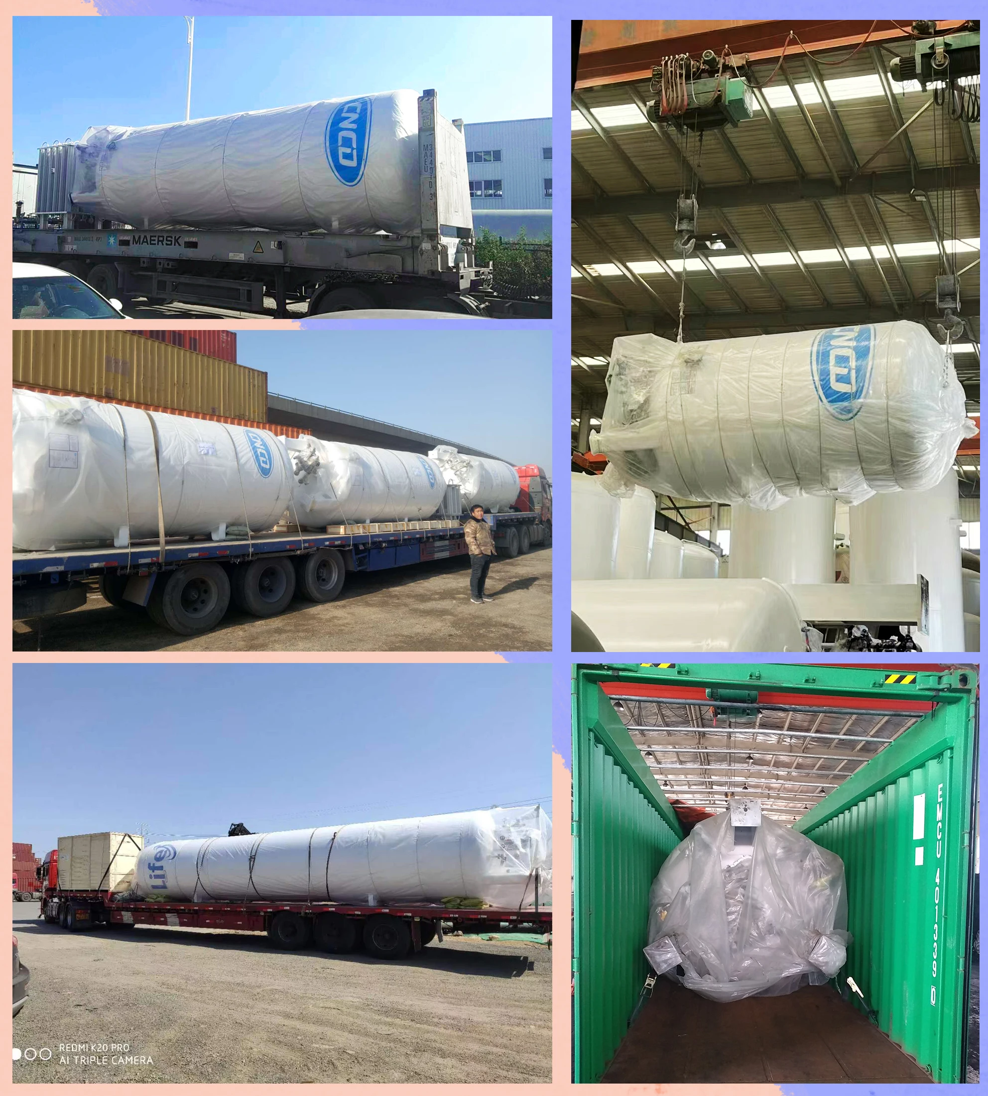10000L Insulated Liquid Argon Storage Tank Lar Pressure Vessel For Gas ...