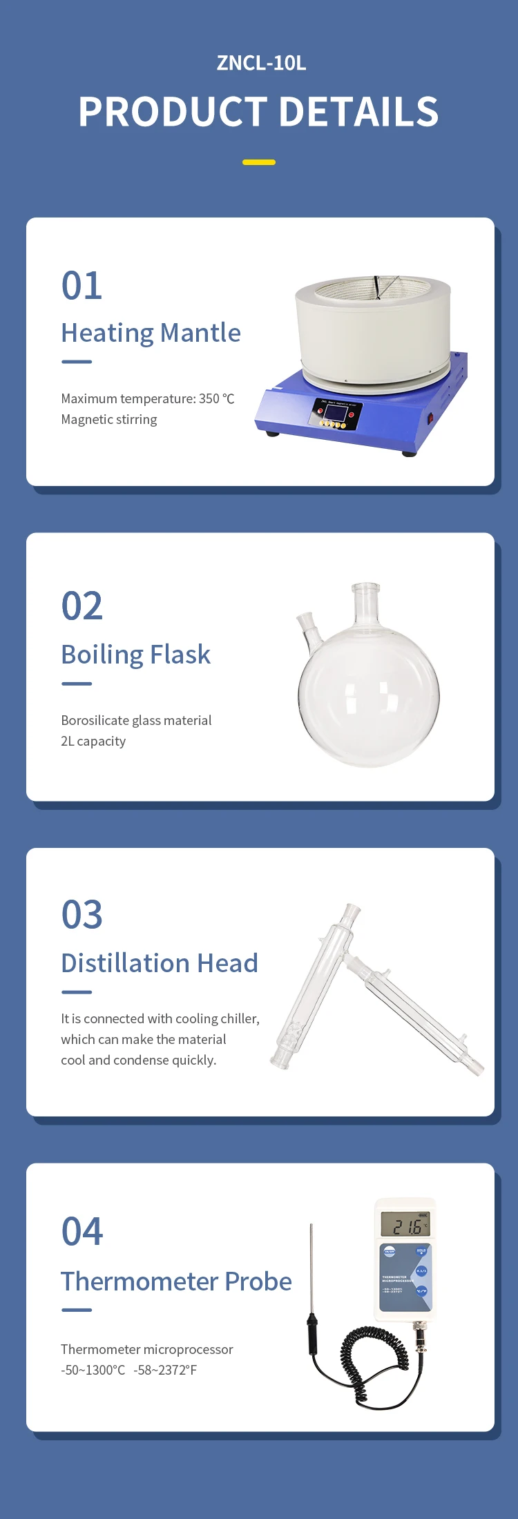 Vacuum Fractional Distillation Kits - High Safety & Efficiency