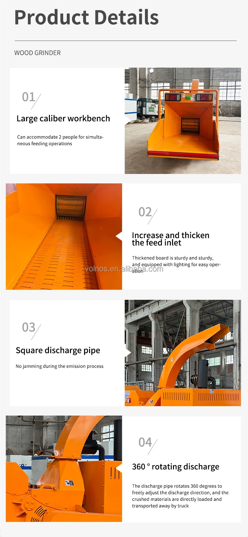 Mobile Diesel Powered Auto Hydraulic Forced Feeding Forestry Log Tree ...