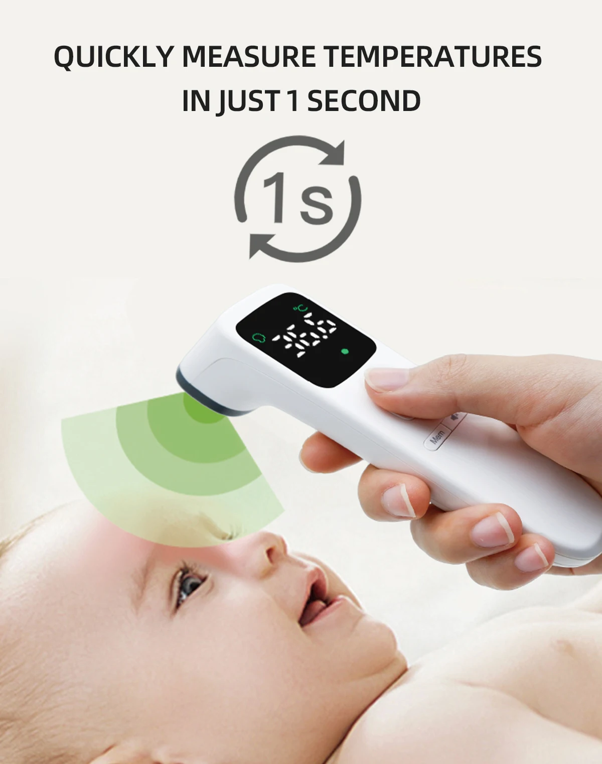 Finicare Factory Medical Home Digital Infrared Thermometer