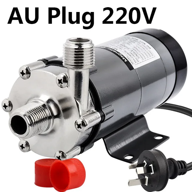 Homebrew Mp- 15r 304 Stainless Steel 220v Magnetic Drive Beer Wort Pump ...