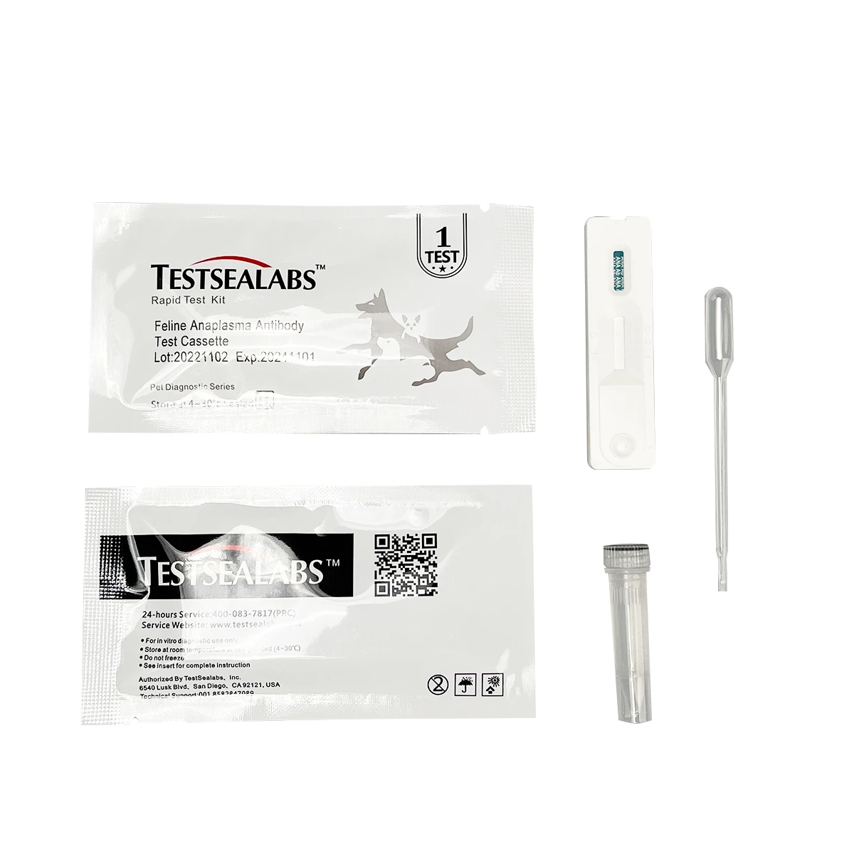 Feline Anaplasma Ab Rapid Test Kit Ana Ab Test - Buy Ana Ab Test,Ana ...