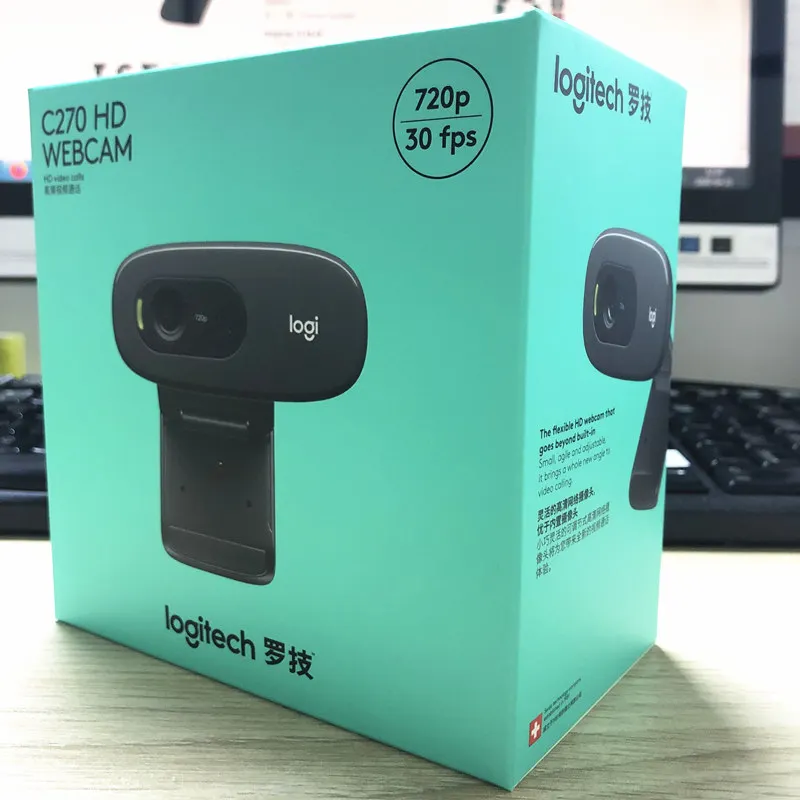 Logi Tech Hd Webcam C270 720p Camera 30fps Hd Computer Gaming Vision ...