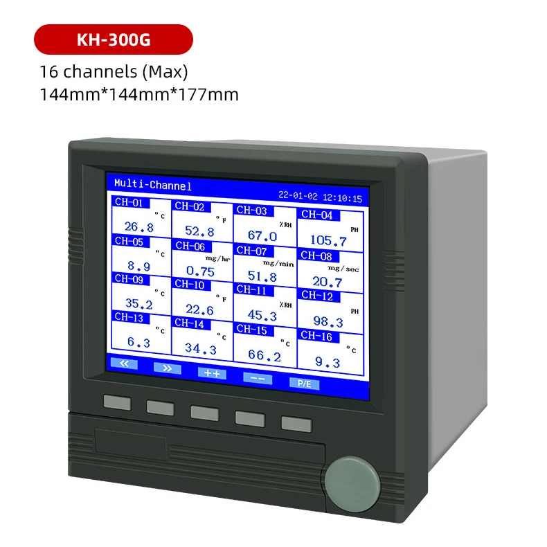 Multi Channel RS485 Data Logger - 16 Input Universal Recorder