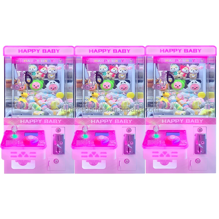 Custom 1-Player Coin-Operated Mini Metal Toy Crane Claw Machine Small ...