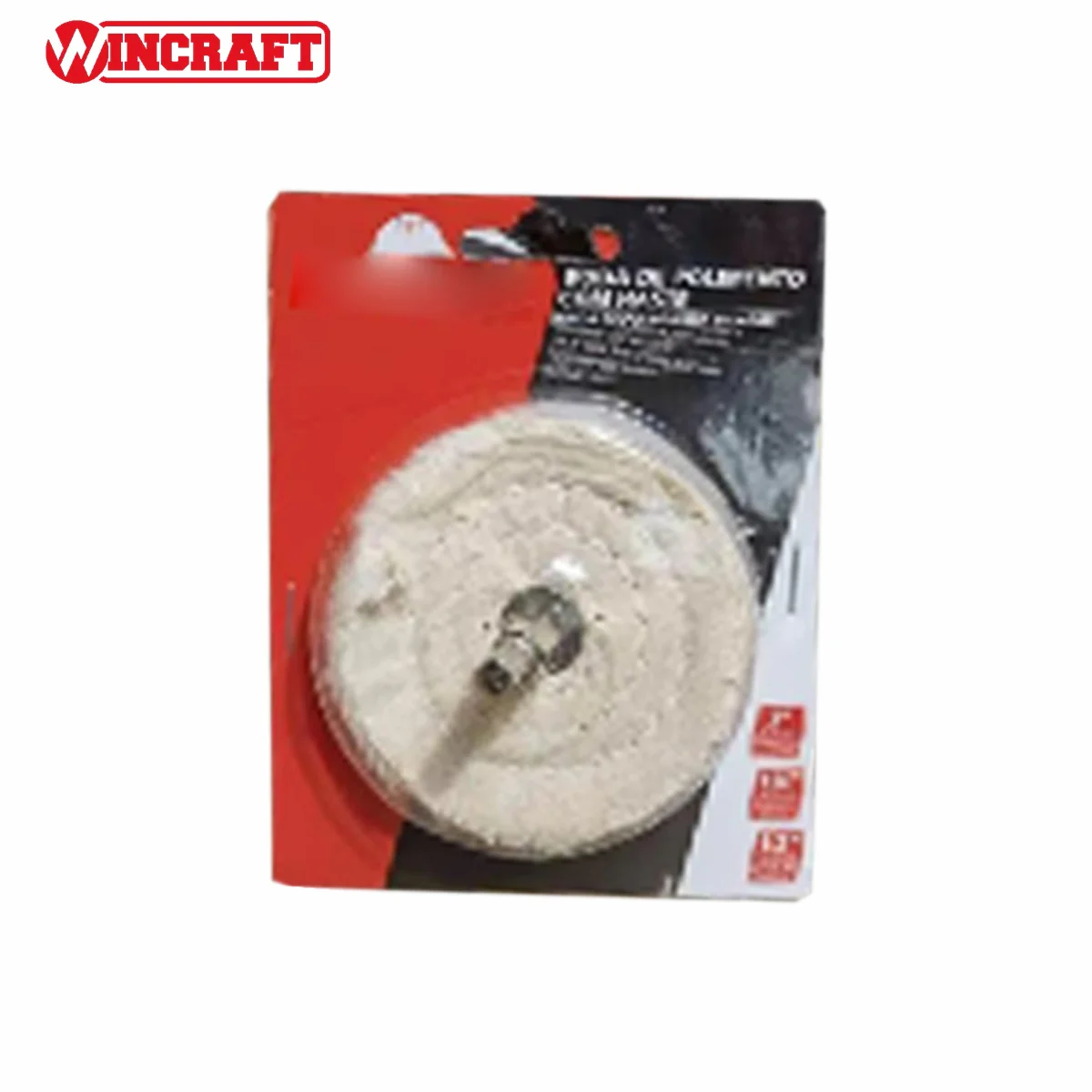 Buffing Polishing Wheel With Handle For Drill Arbor Cotton Buffing Pad ...