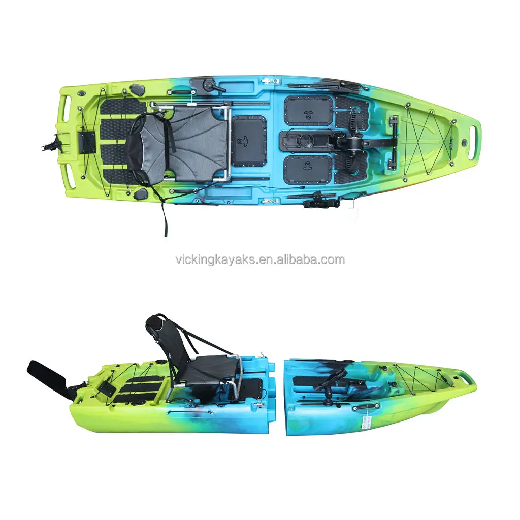 Vicking 1-Person Modular Kayak - Perfect for Fishing & Touring