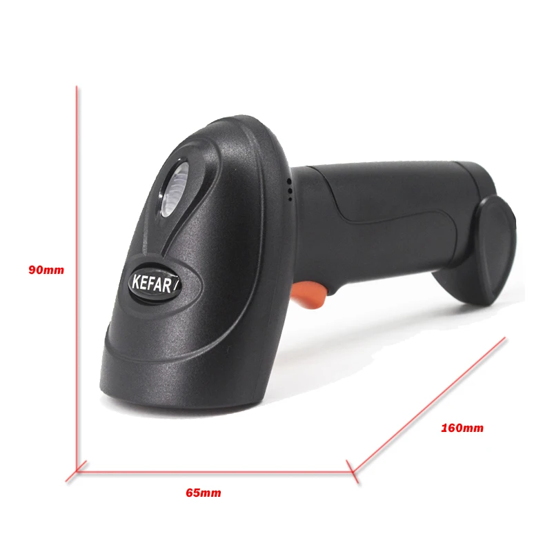KEFAR Wireless 2D H4W Barcode Scanner for Supermarkets