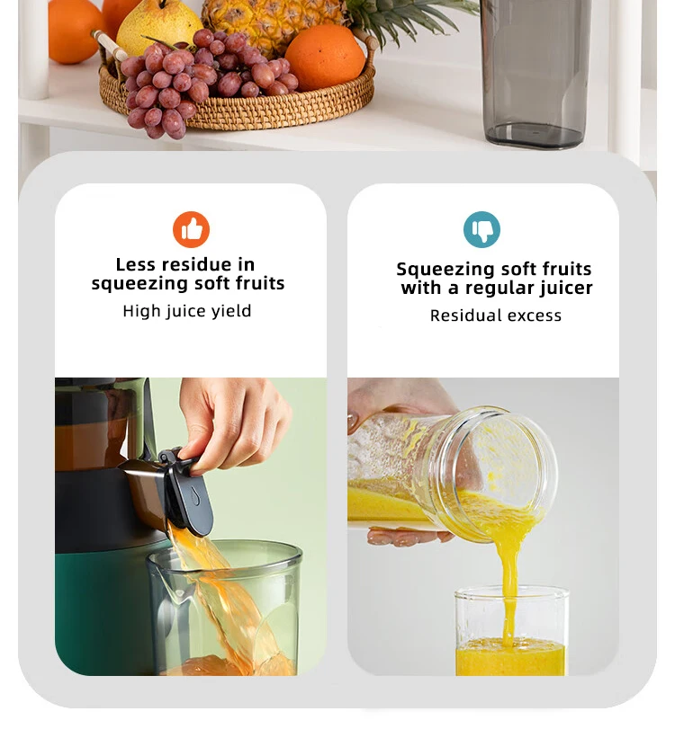 Slow Juicer Cold Press - Efficient Juice Extraction