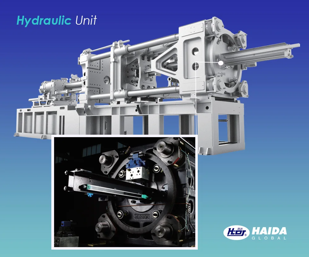 High-Speed 360L Thin-Wall Preform Injection Moulding Machine 19KW for ...