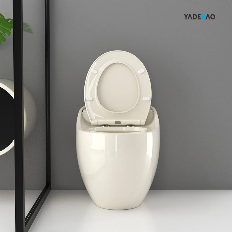Modern round egg shape bathroom water closet ceramic sanitary ware ...