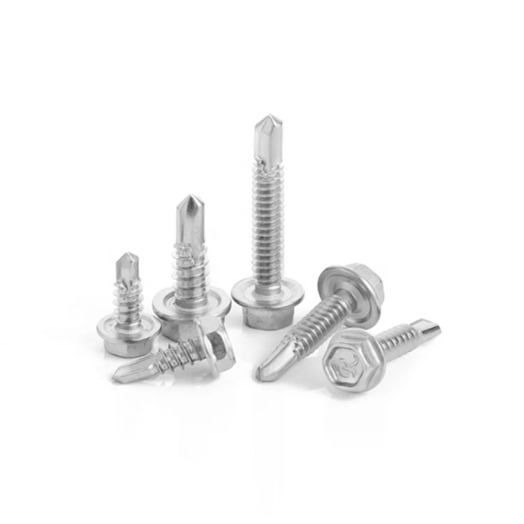 Custom 410 Stainless Steel Hex Washer Head Self Drilling Chipboard ...
