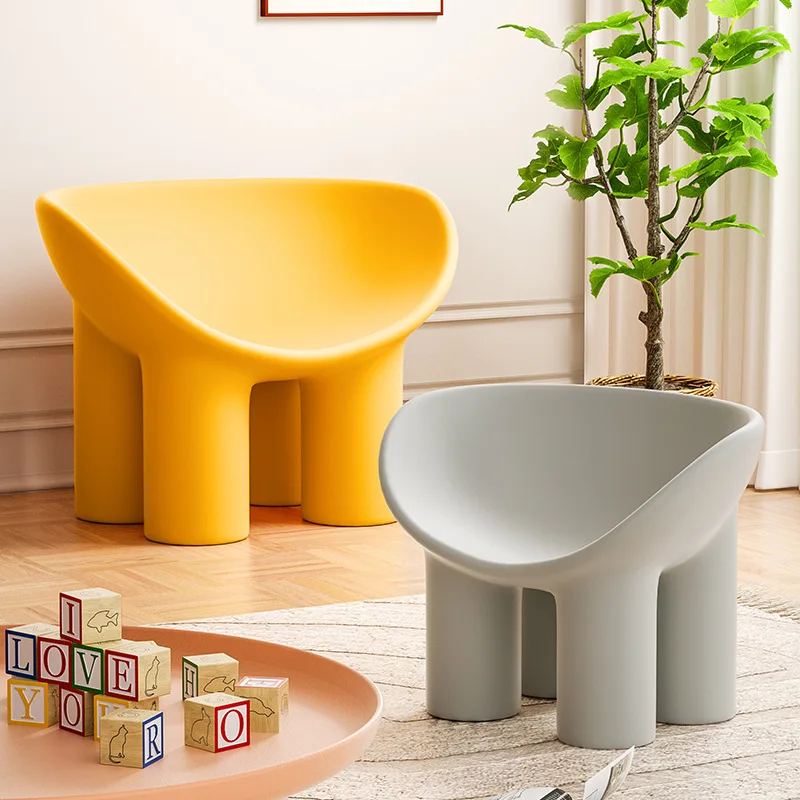 Modern Minimalist Style Stool With Thick Legs Multi-color Family ...