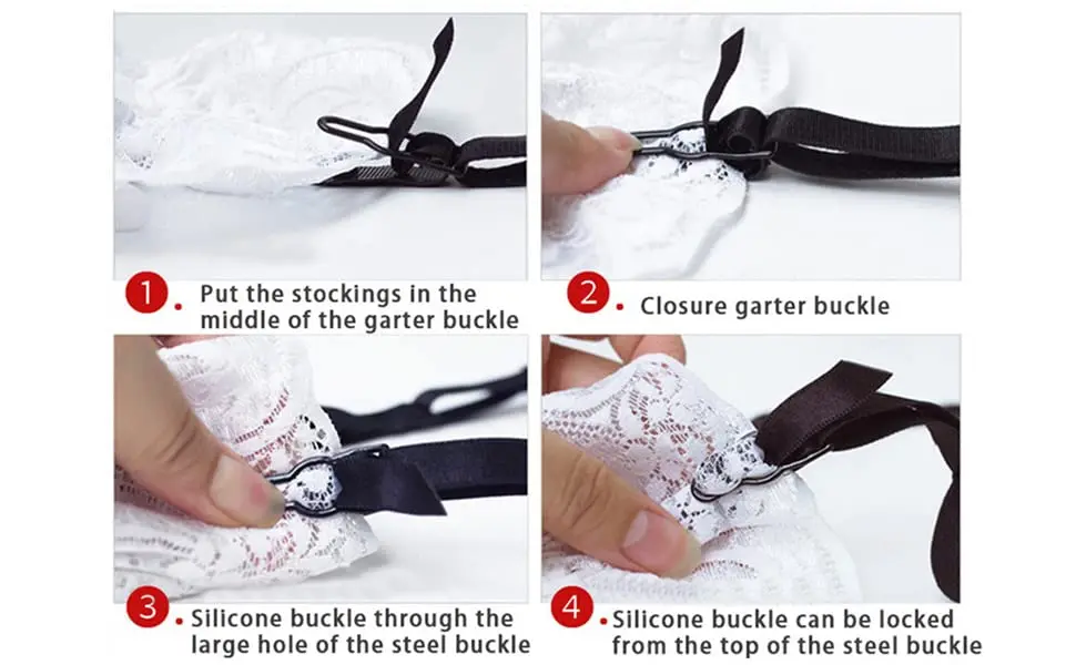 Sexy Women Uitra-thin Black Garter Belt Lace Garter Belt Mature Women ...