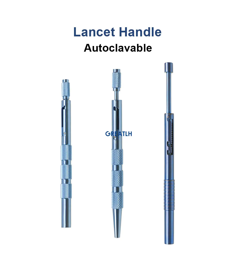 Titanium Eye Ophthlamic Surgical Instruments Sapphire Knife Handle ...