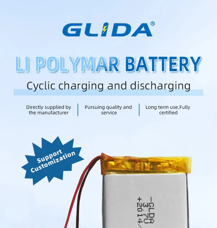 483245 700mah 3.7v Rechargeable Battery Cell Lipo Battery With Protect ...