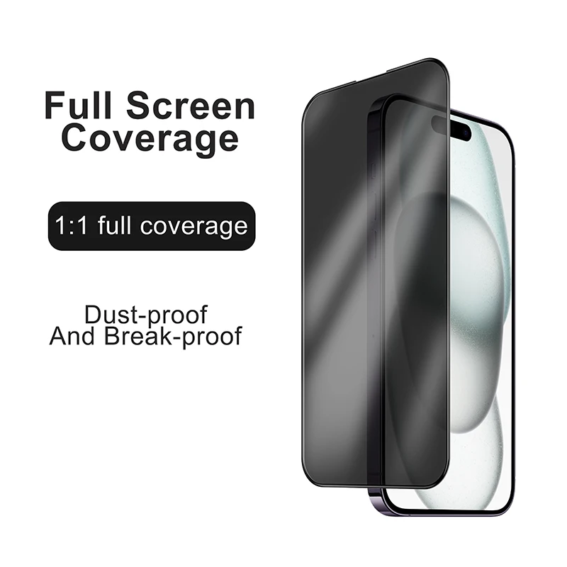 True 3D Dust Free Privacy Tempered Glass ESD Anti-static Big Curved ...