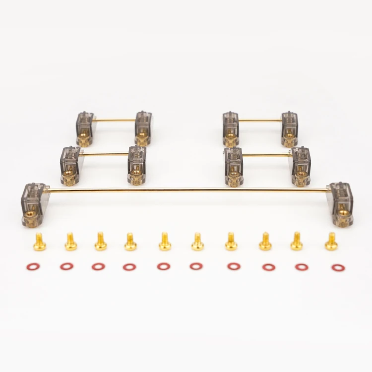 Gold Plated Wire PCB Mount Stabilizers V2 2U 6.25U Keyboard Stabilizer ...