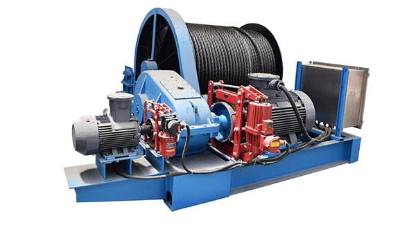 Jm Slow Speed Wire Rope Pulling Boat Slipway Electric Drive Rope Winch ...