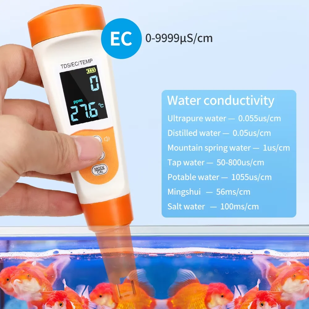 Voice Multifunctional Meter - 3 in 1 Water Quality Tester