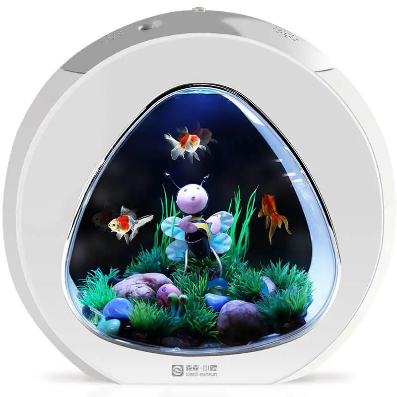 Sunsun 4 in 1 Glass Mini Fish Tank - Eco & Stocked Betta Tank