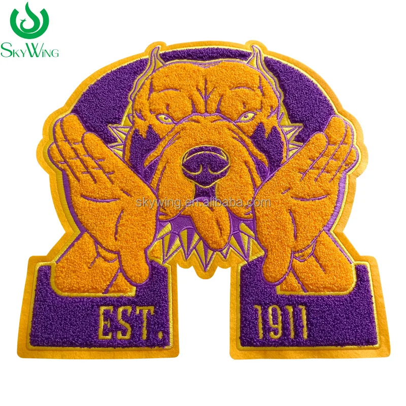 Omega Psi Phi Fraternity Men of Greek 1911 Old Gold and Purple Chenille ...