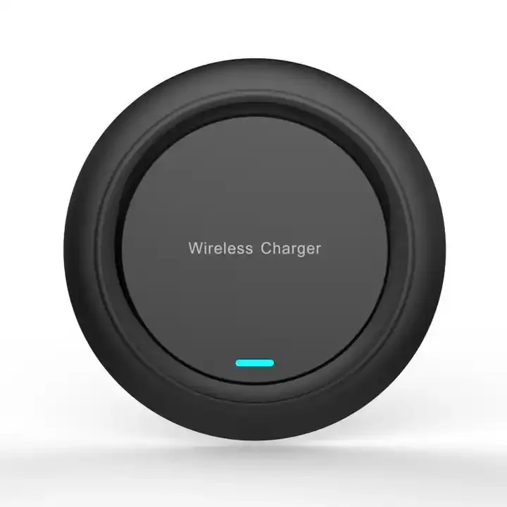 Qi High Slim Thin Round Wireless Charger For Mobile Phones Charger Base ...