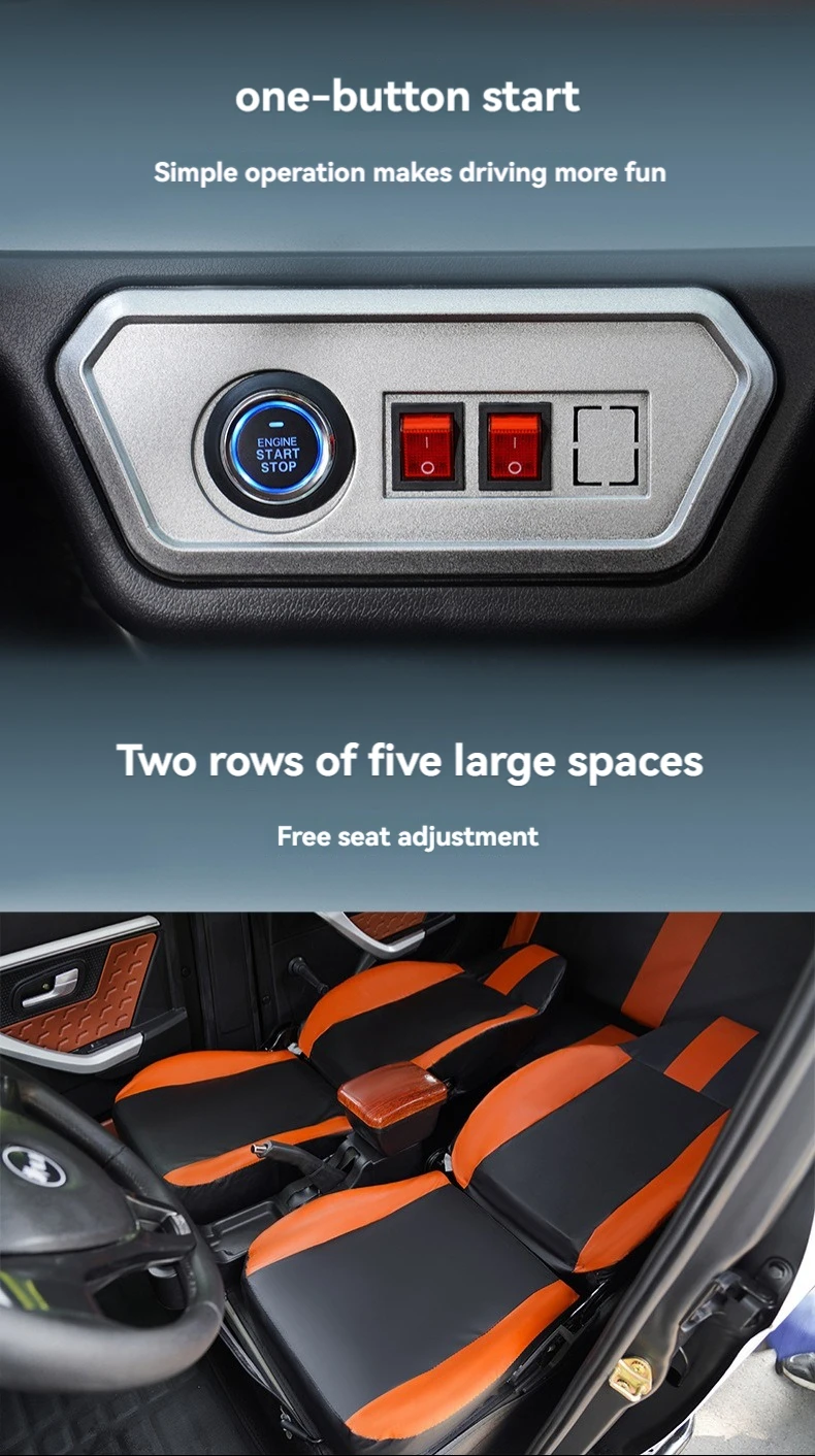 4 Wheel Enclosed Electric Scooter Car Without Driving Licence / Right ...