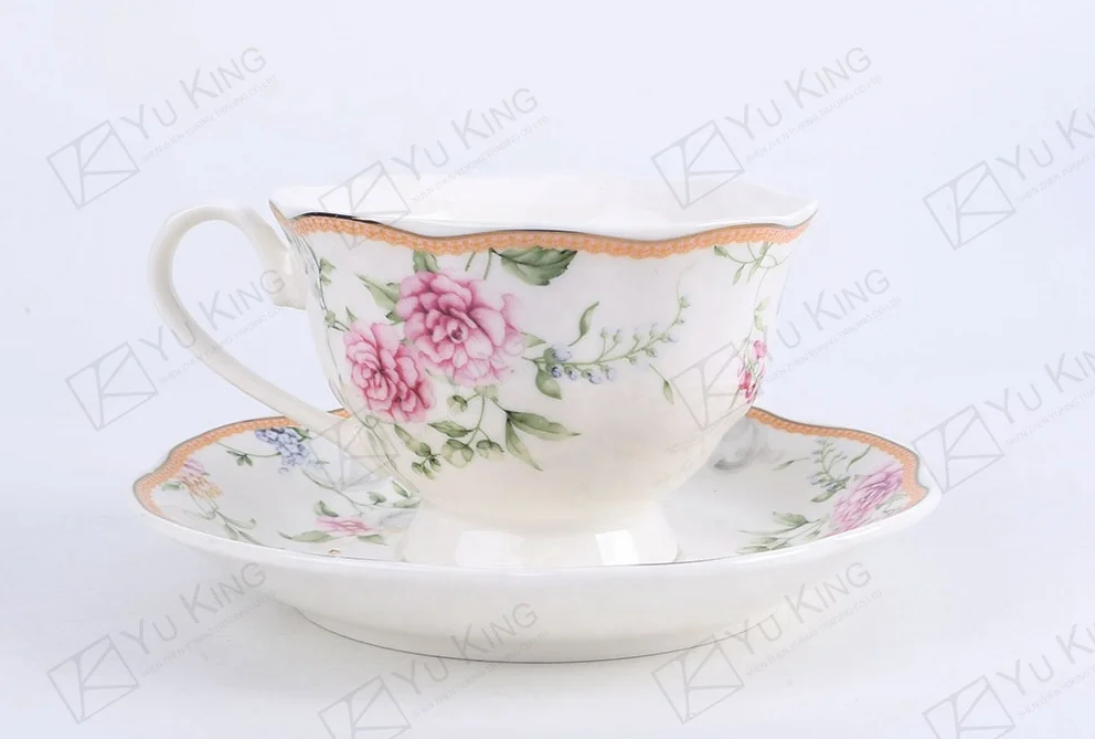 European New Bone China Chinese Espresso Cup Tea Set 6 Piece Set - Buy ...
