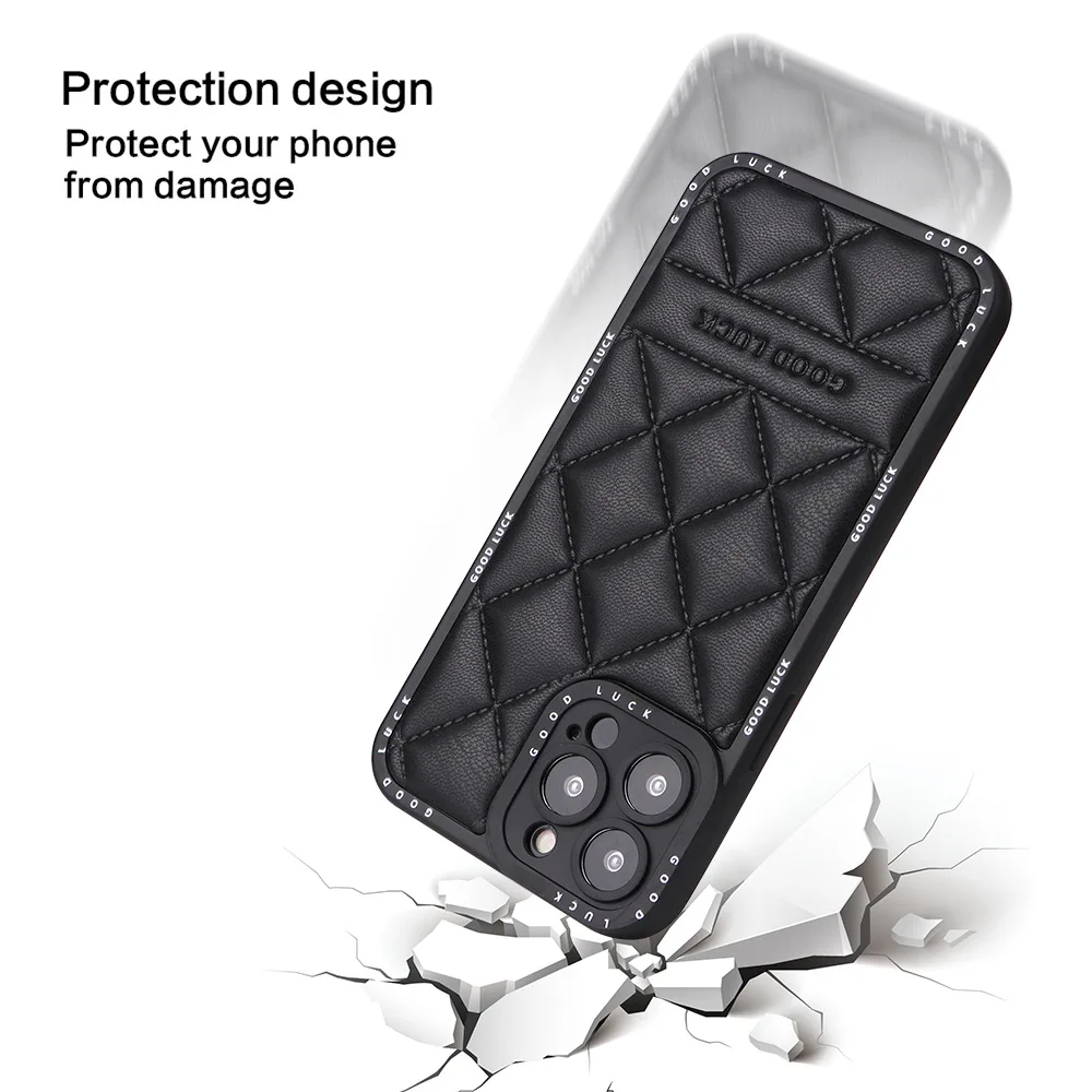 Luxury Brand Sup Design Puffer Phone Cases Cover For Iphone 14 13pro 12 ...