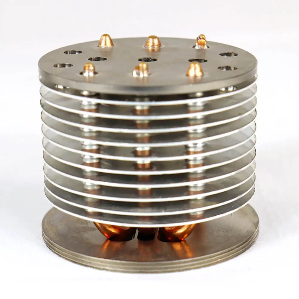 Zipper Fin Circular Heat Sink For Led Light Heatsink - Buy High Power ...