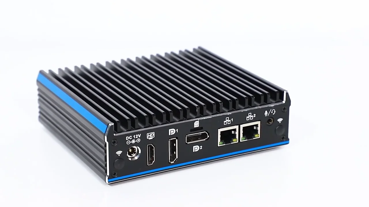 Mini Linux Embedded Pc Fanless Design N1021 J4125 Quad Core Processor ...