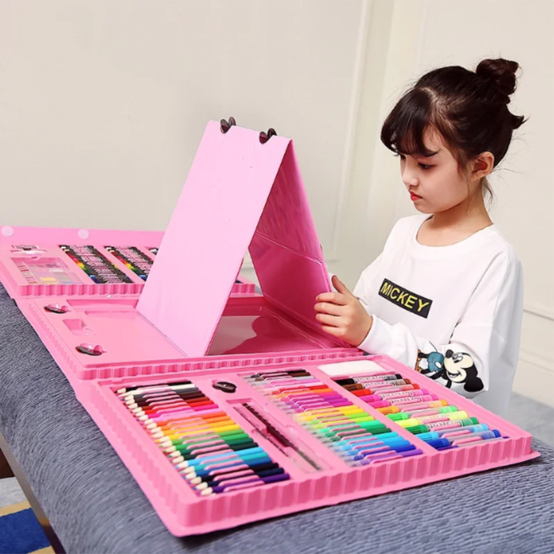 Deluxe Drawing Wooden Case Art Set For Kids - Buy Drawing Wooden Case ...