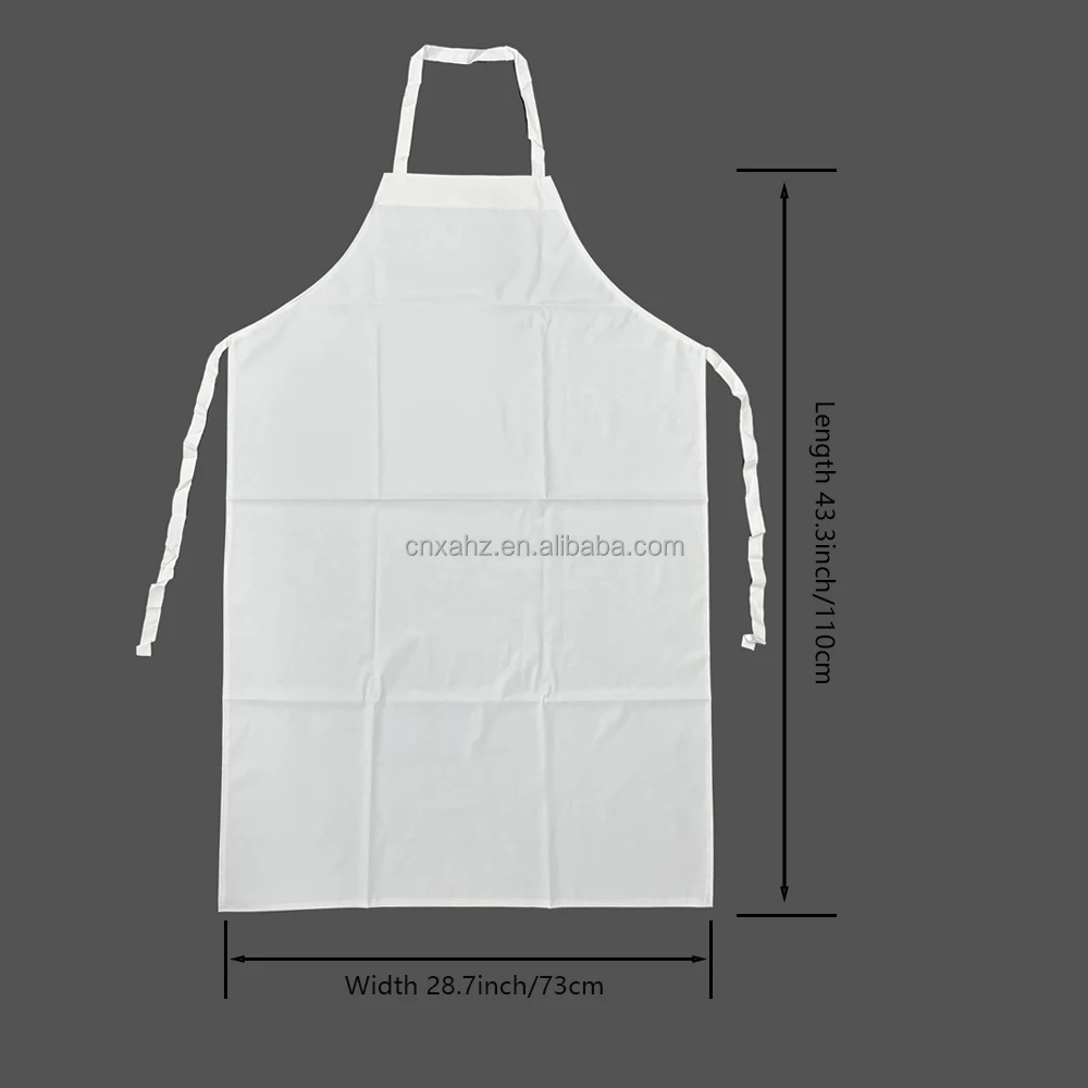 Kitchen Apron Cheap Whitewaterproof Pvc Apron Wholesale Chemical ...