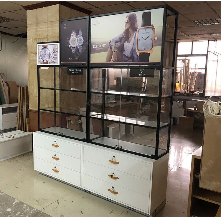 Luxury Watch Tower Display - Customizable Glass Shelving