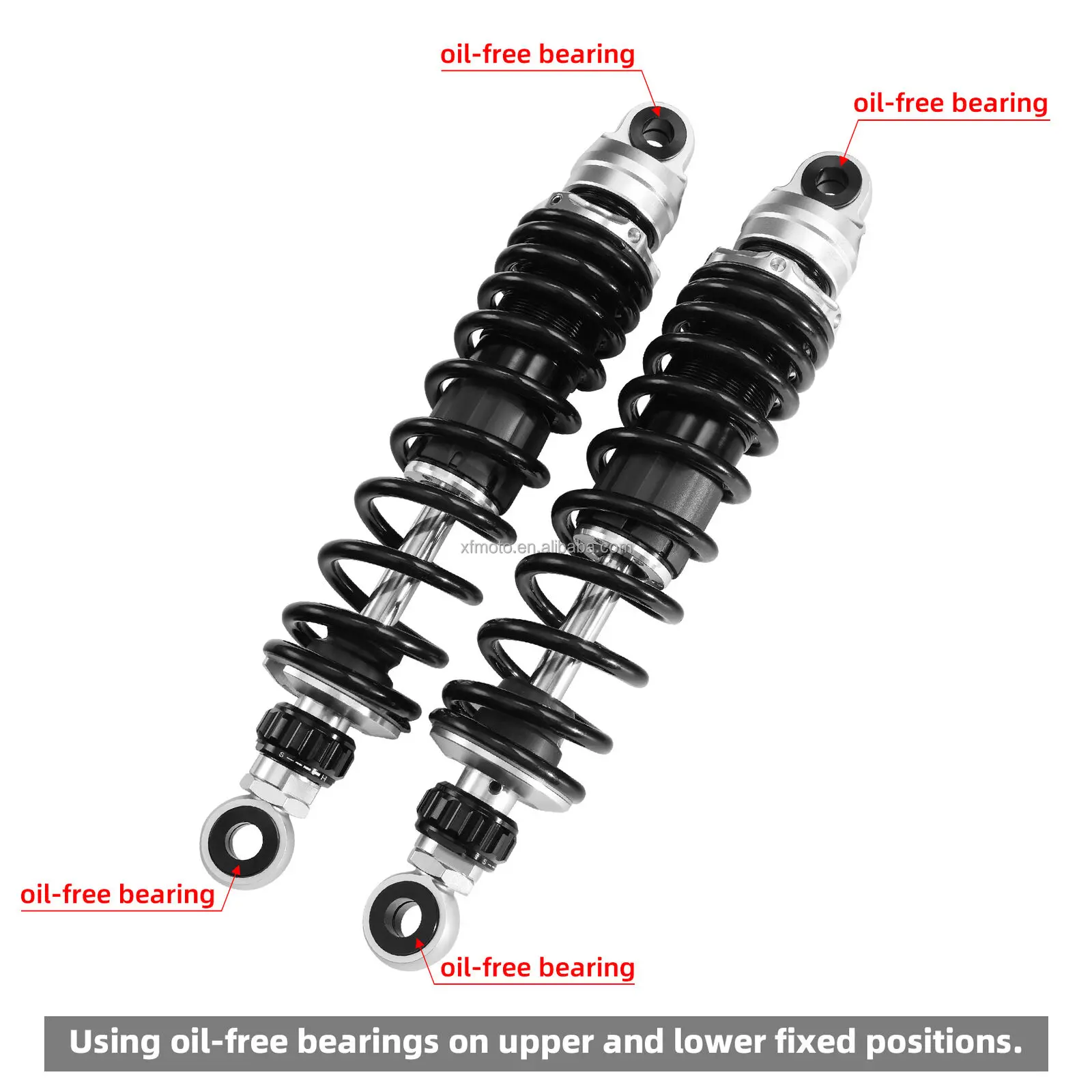 Tcmt Cvo Remote Reservoir Rear Suspension Shocks Fit For Harley Touring ...