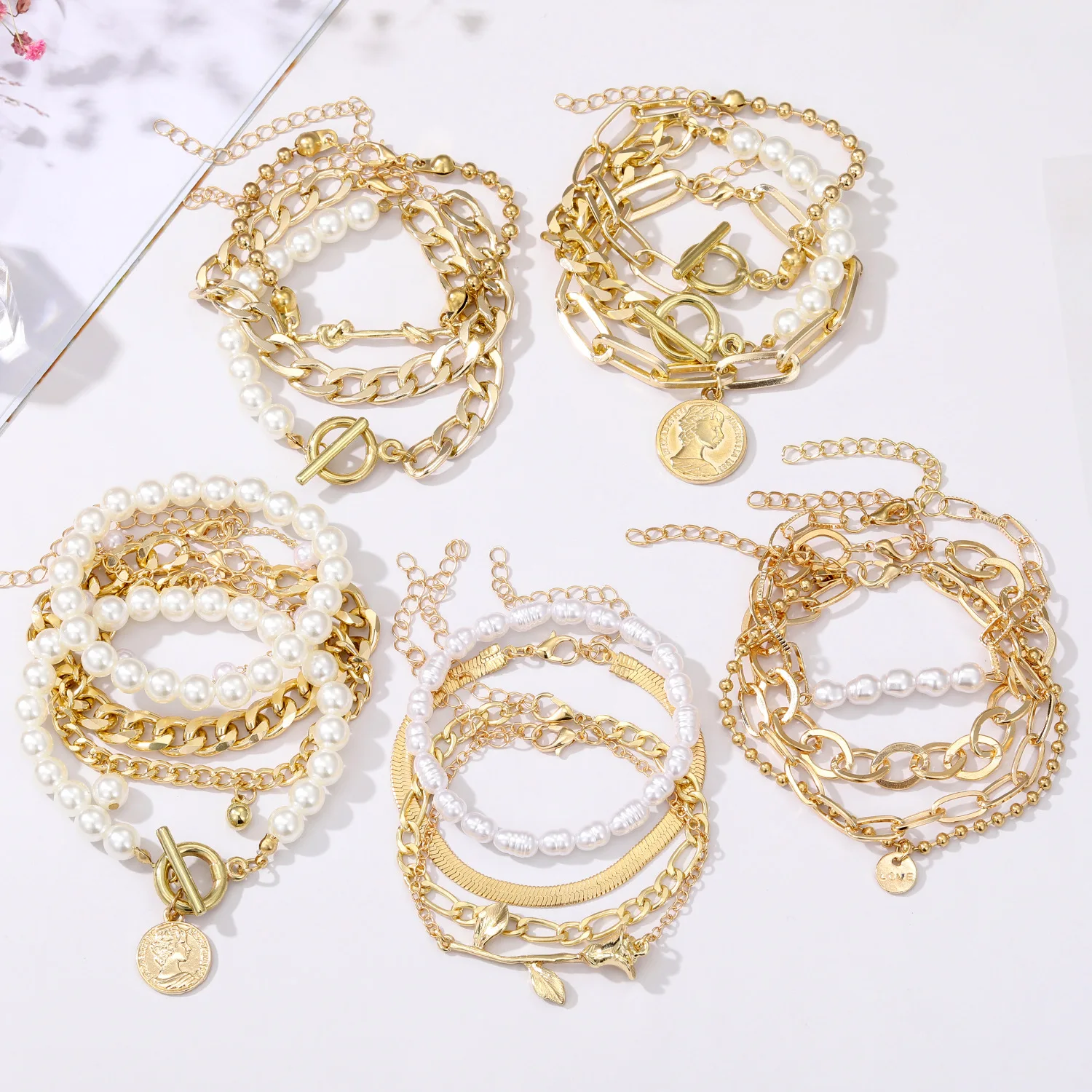 Wholesale Bracelet Suit European And American Multi-layer Bracelet ...
