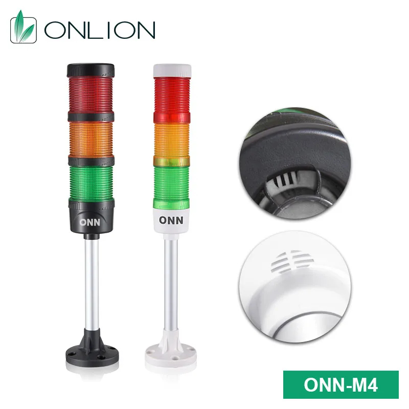 ONN-M4 120V LED Signal Tower Light - Durable Warning Indicator for CNC ...