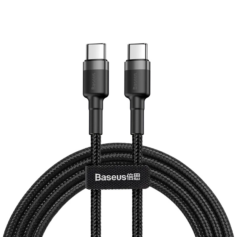 Baseus Double-ended Type-c Data Cable Pd60w Fast Charging C To C ...