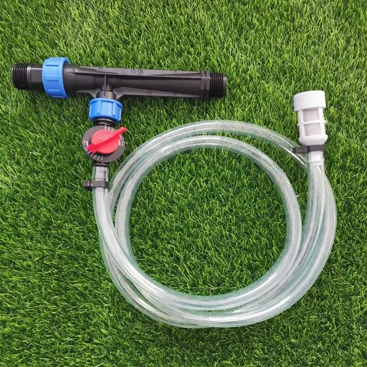 Efficient Drip Irrigation with New Venturi Fertilizer Injectors