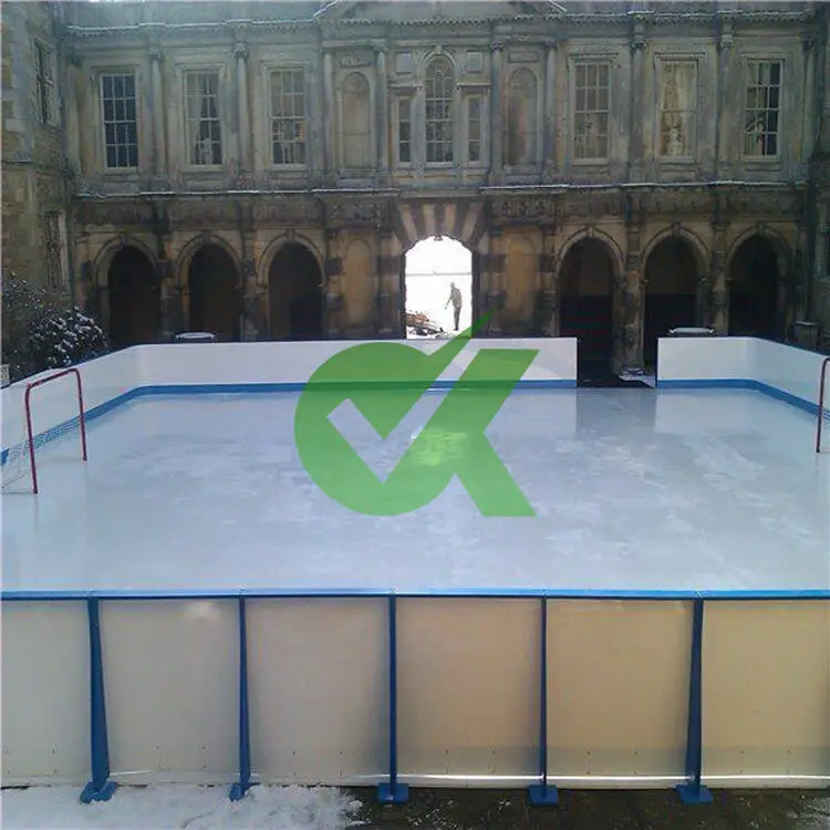 Ice Rink Fence Panel Outdoor Floorball Rinks Boards 4x8 Plastic Hdpe ...