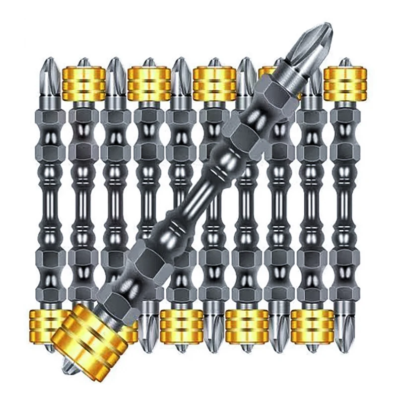 Magnetic Drill Screwdriver Bits Magnetic Bit Holder S2 Steel Cross ...