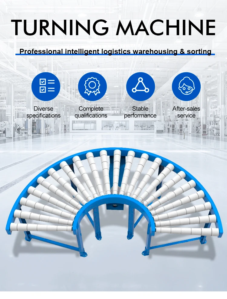 Industrial Stainless Steel Curved Roller Conveyors Belts Table Assembly ...