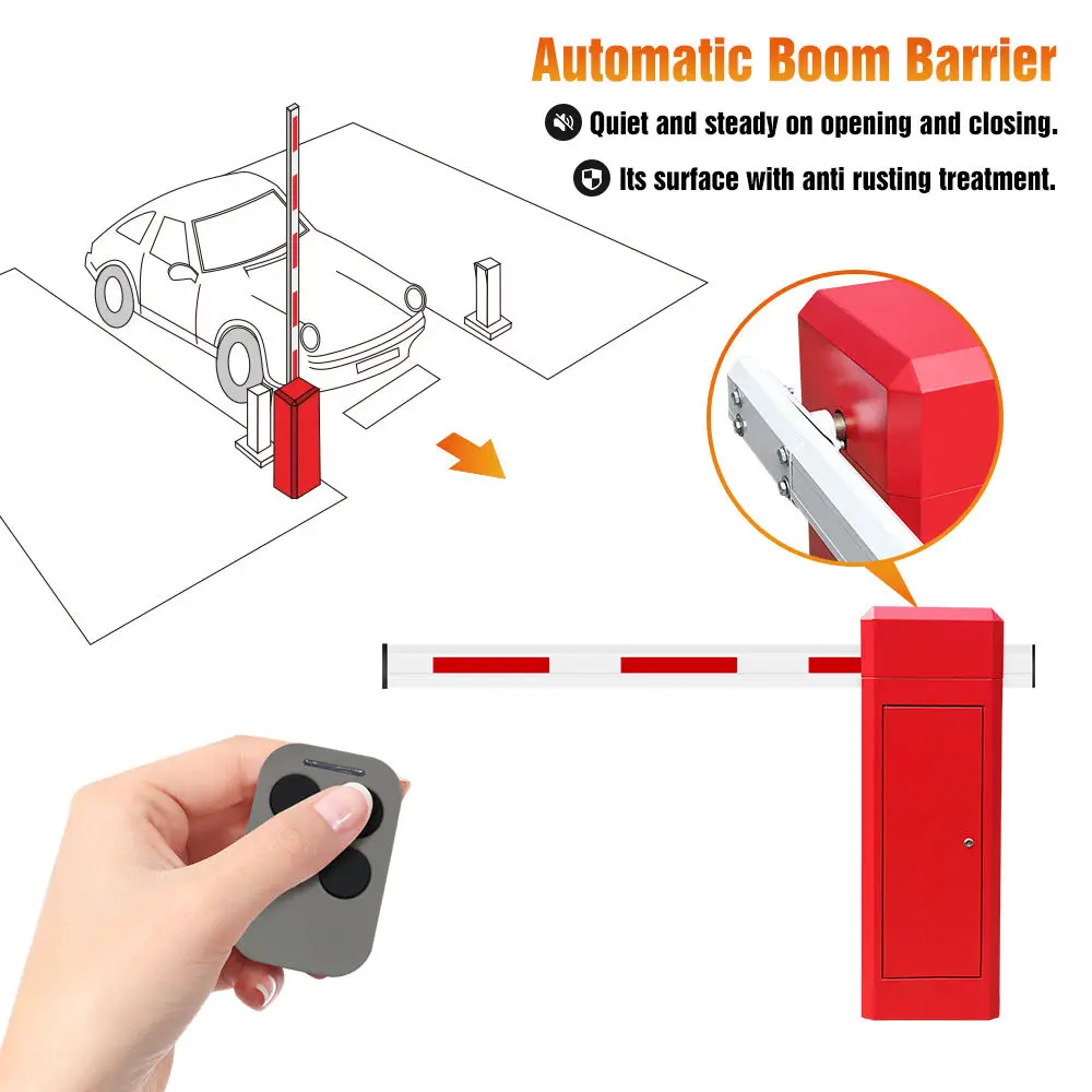 DZ-2291 Modern Design 220V AC Automatic Boom Barrier Gate Opener Car ...