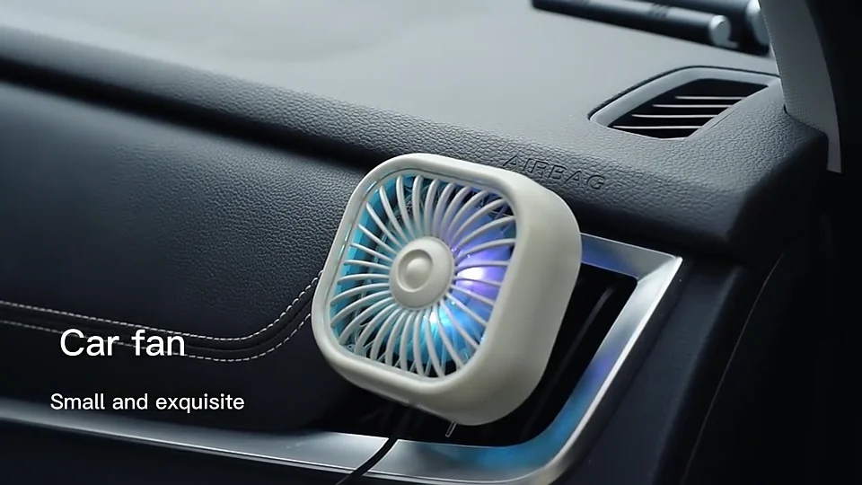 High Quality Car Seat Rear Interior Electric Fan Clip Vent Air ...